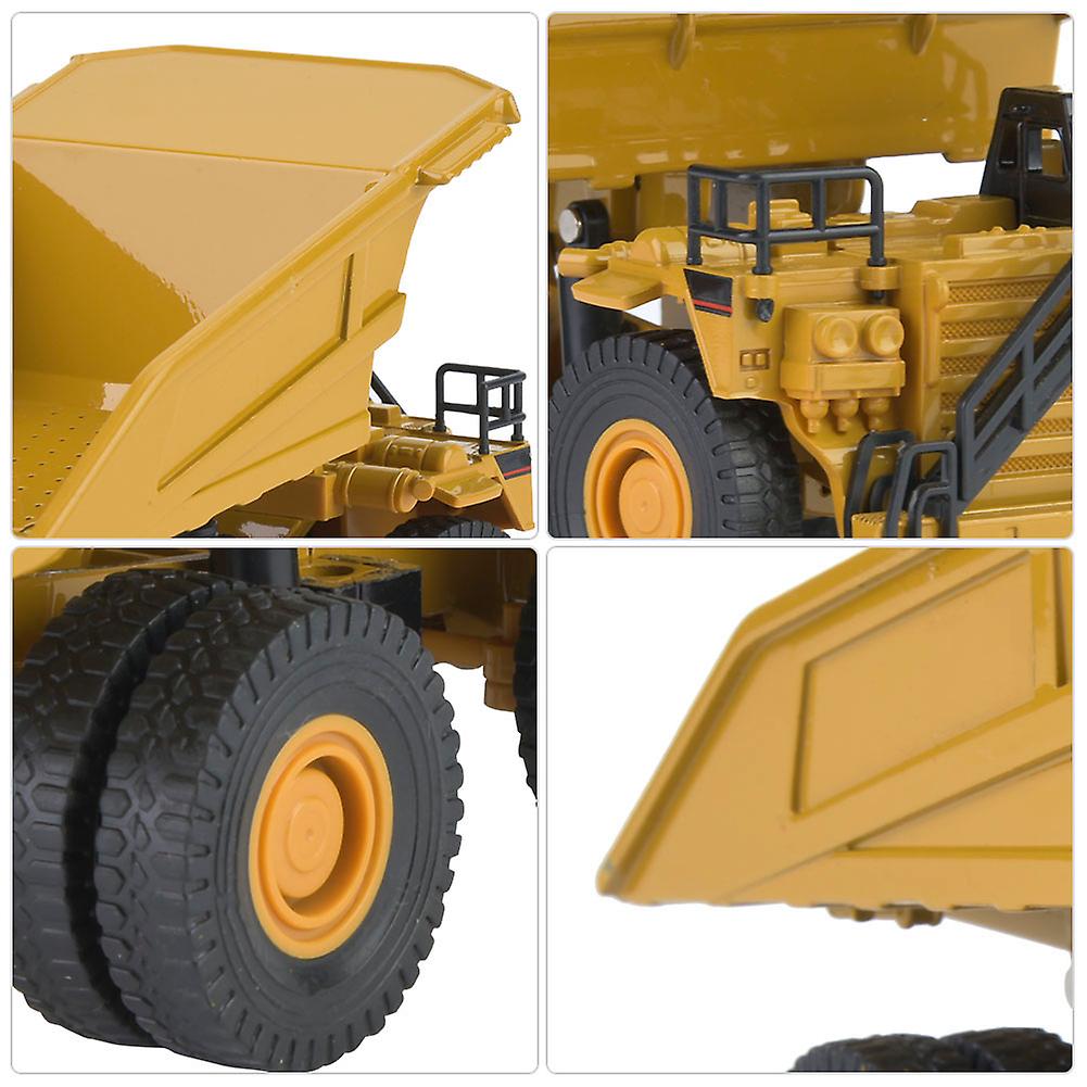 1:60 Static Model Engineering Car Kids Alloy Mining Dump Vehicle Truck ...