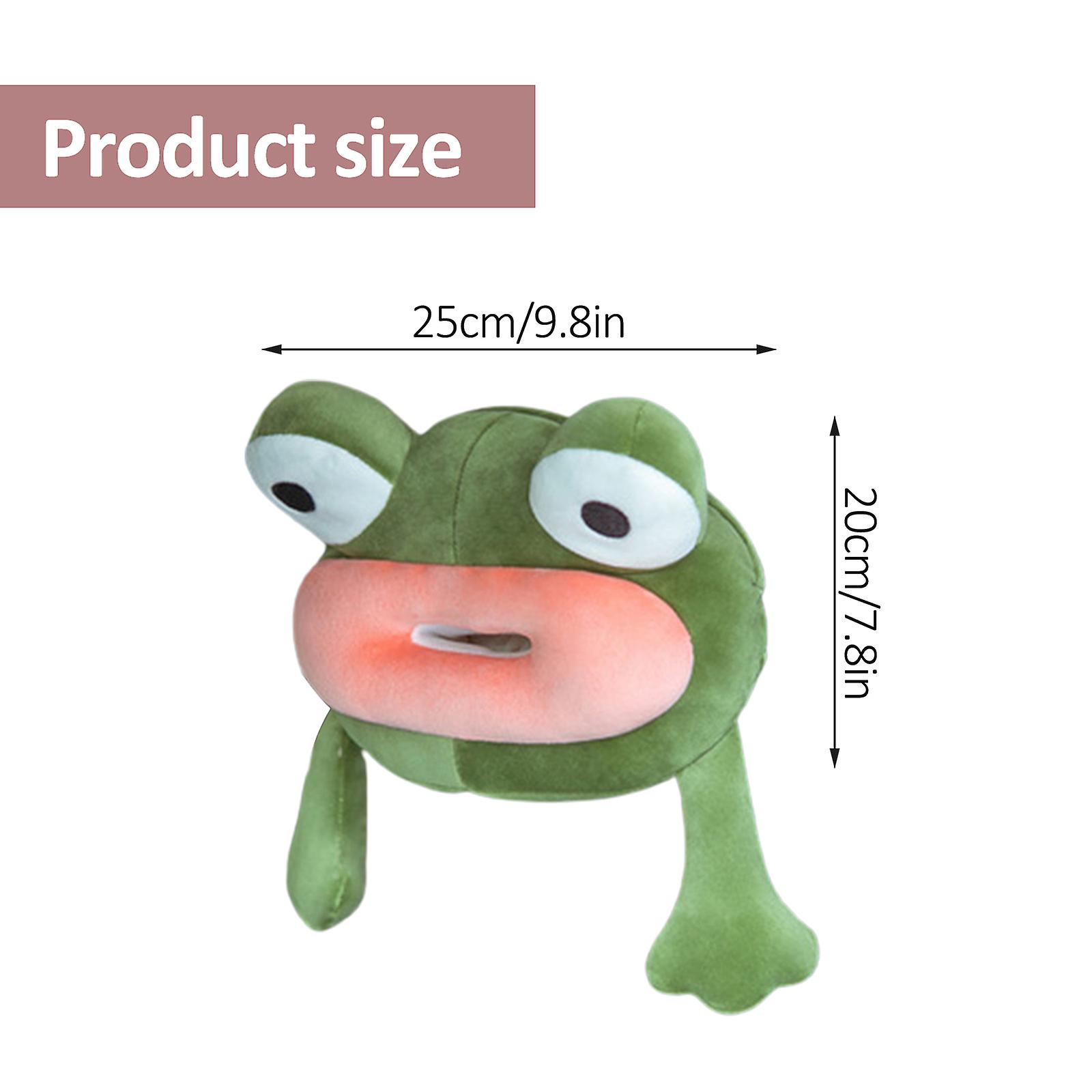 New Hot Soft Frog Plush Stuffed Animal, Funny Frog Snuggly Hugging ...