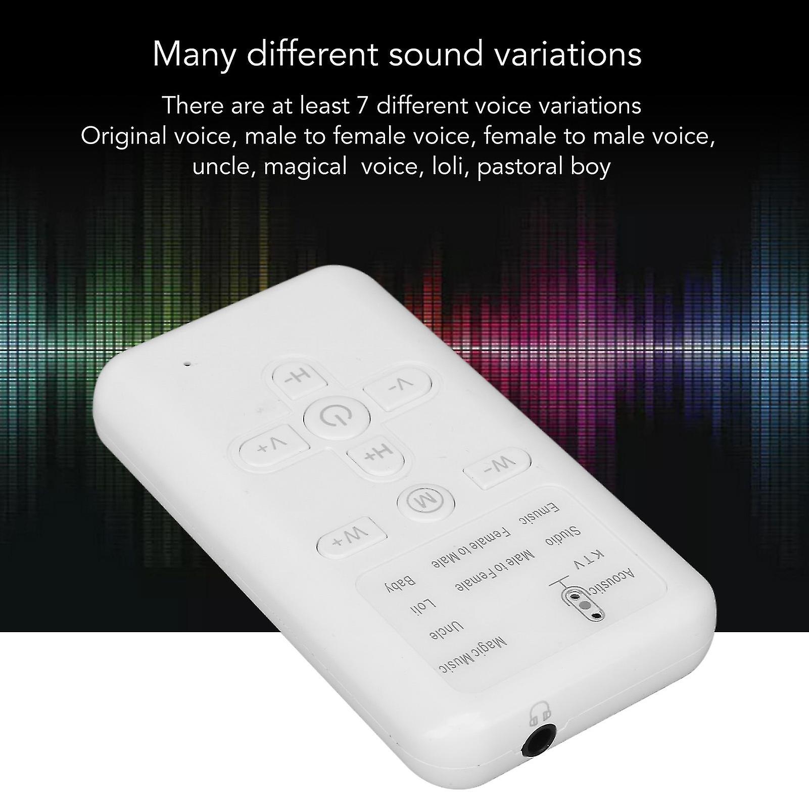 Live Sound Card Voice Changer 8 Sound Effects Plug And Play Handheld ...