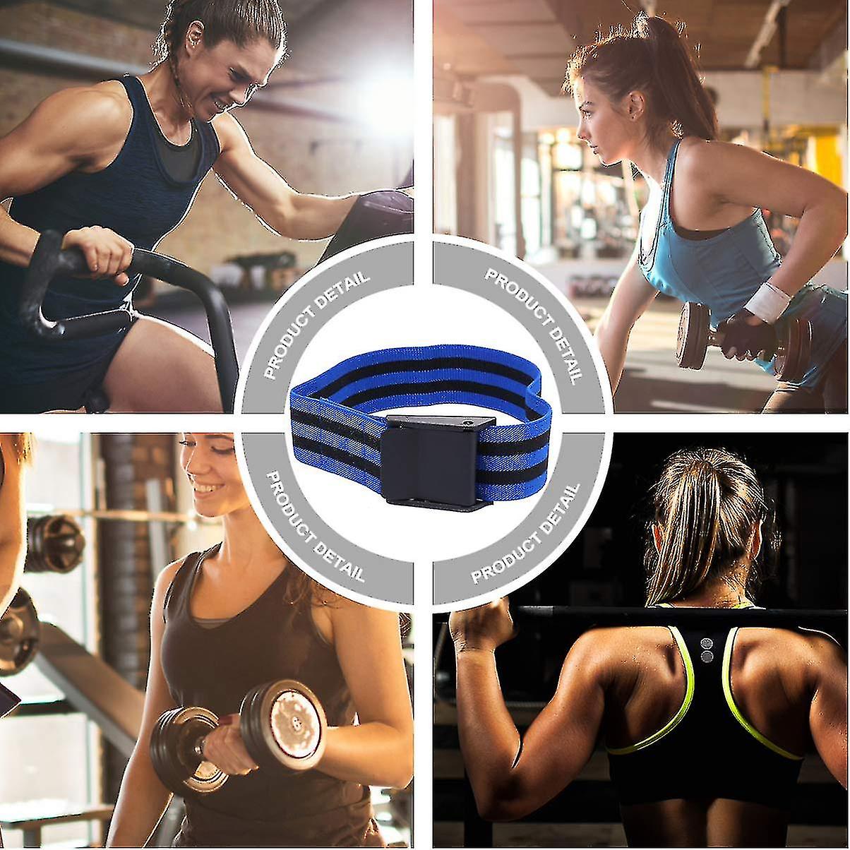 2pcs Occlusion Training Bands Blood Flow Restriction Bands Bicep Muscle ...