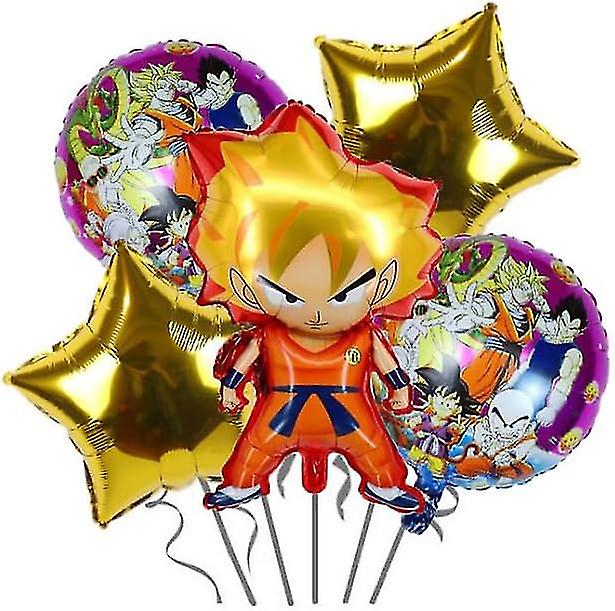 10 Cute Anime Party Decorative Balloons, Cartoon Balloon Set, Sun ...