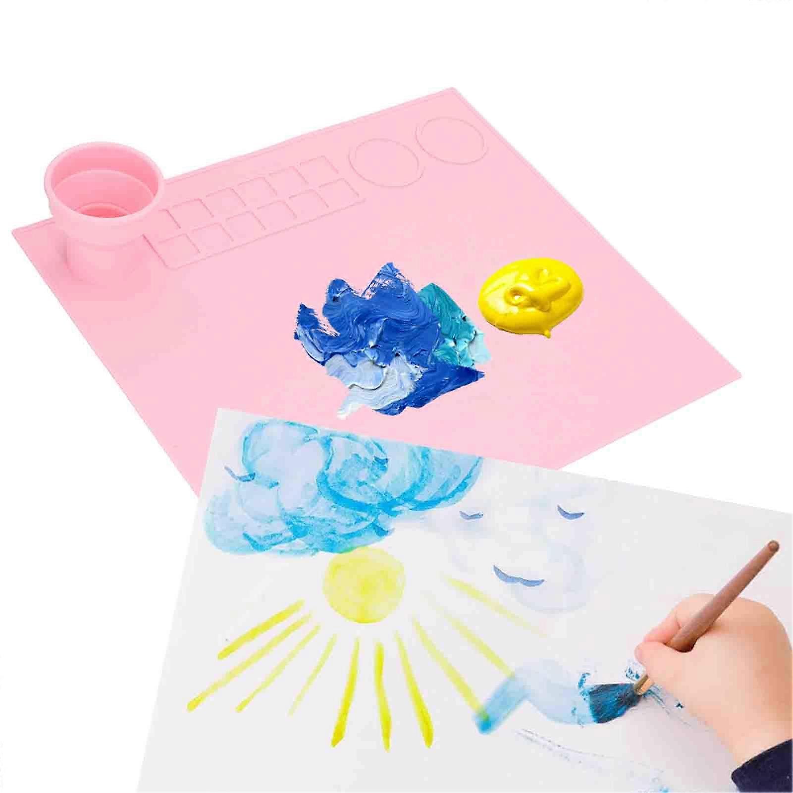 Silicone Painting Mat Prevent Slip Thick Large Kids Craft Art Mat with ...