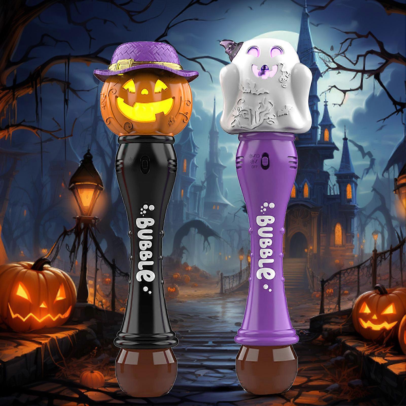 Halloween Bubble Toy for Kids Pumpkin Ghost Bubble Machine with Sound ...