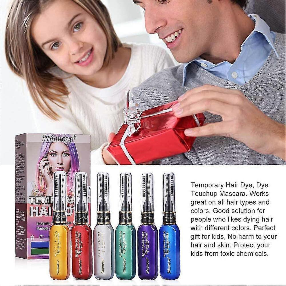 Hair Dye For Girls Temporary Hair Mascara Temporary Hair Color Chalk ...