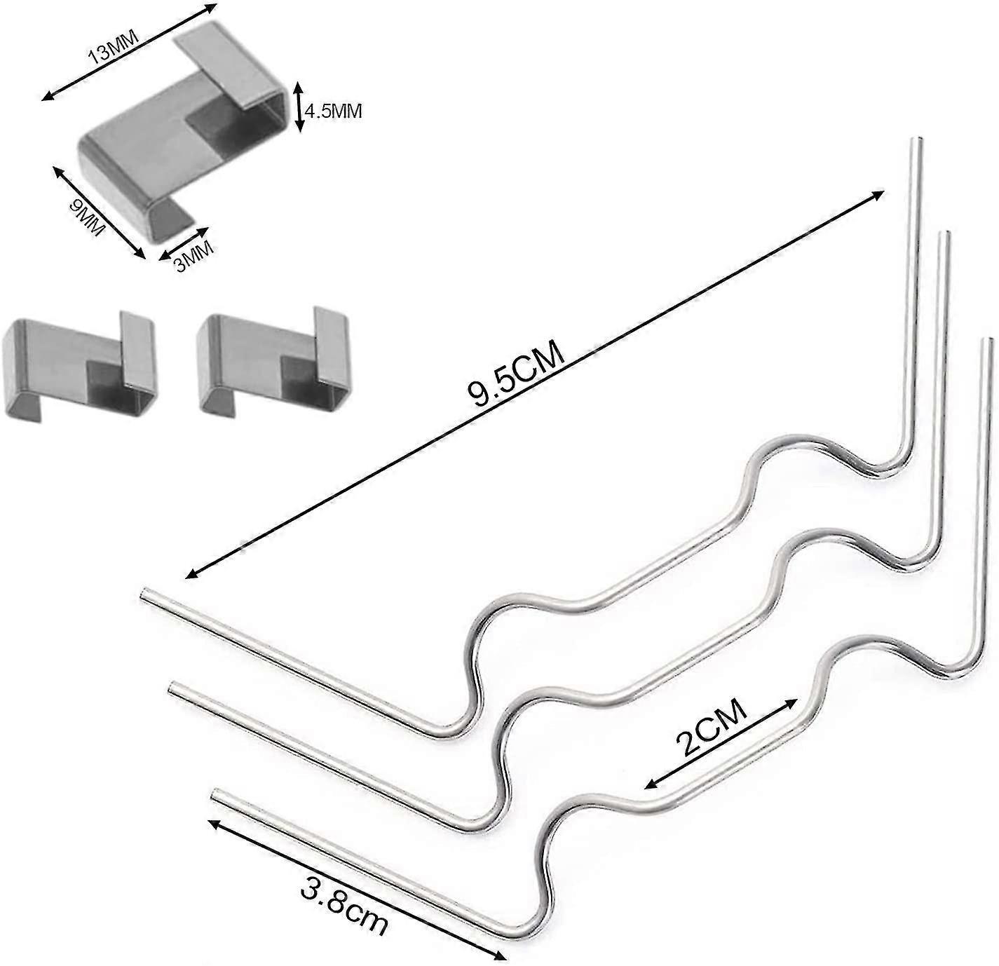100pcs Greenhouse Clips For Glass,stainless Steel Greenhouse Window ...