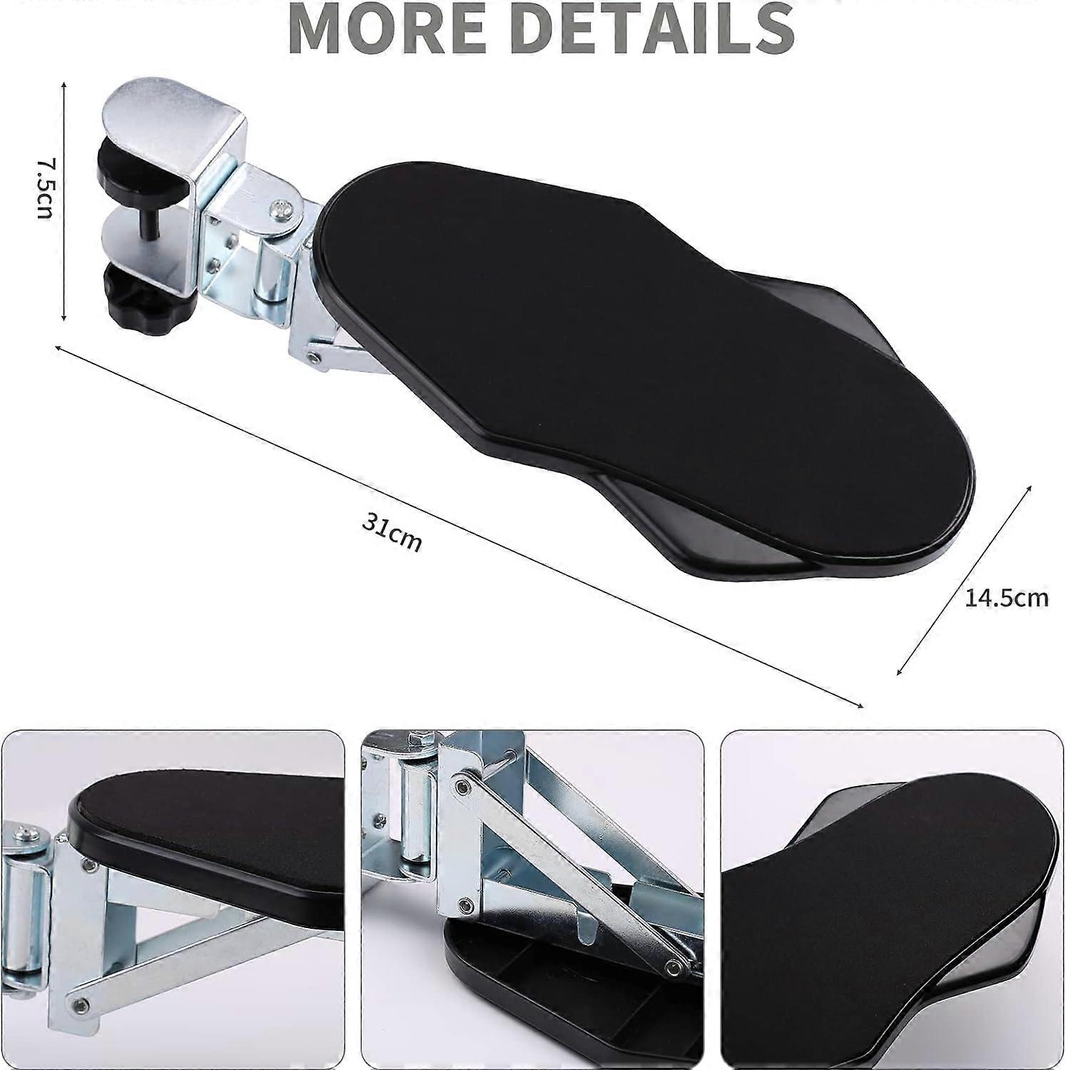 Ergonomic Arm Rest for Office, 180 Rotatable Wrist Rest Support, Elbow ...