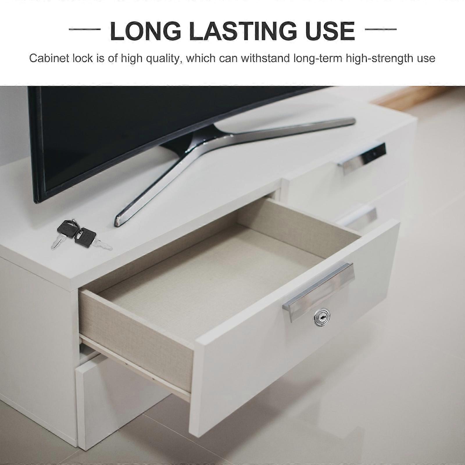 2pcs Push Plunger Lock Drawer Lock Sliding Door Desk Wardrobe Furniture ...