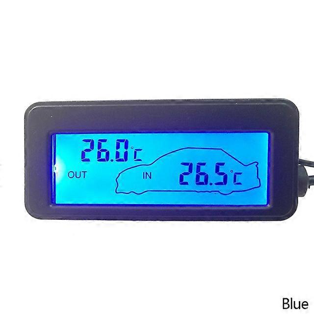 12V Mini Temperature Sensor LCD Car Digital Thermometer Auto ...