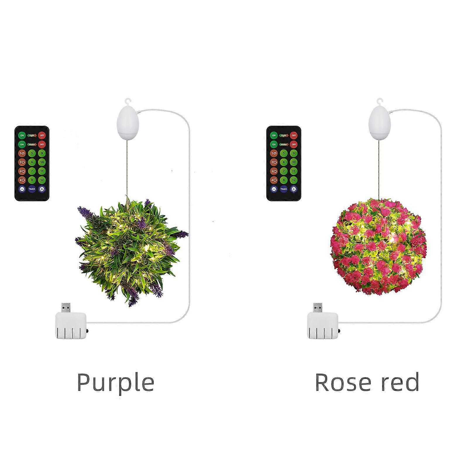 Artificial Topiary with Lights, Potted Plastic Topiary Ball Artificial ...