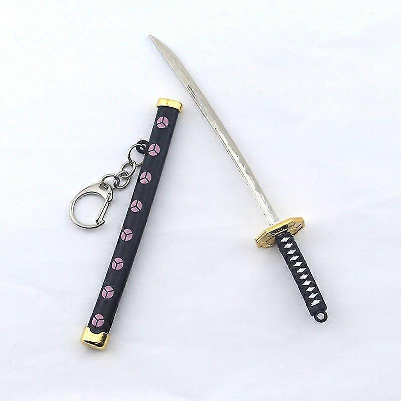 Mini Anime Demon Sword Keychain Katana Ghost Blade Metal Pendant ...