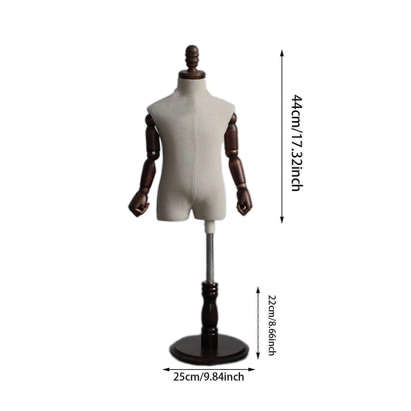 Kids Mannequin Shelf Accessories Torso Rack for Jewelry Sewing Clothing ...