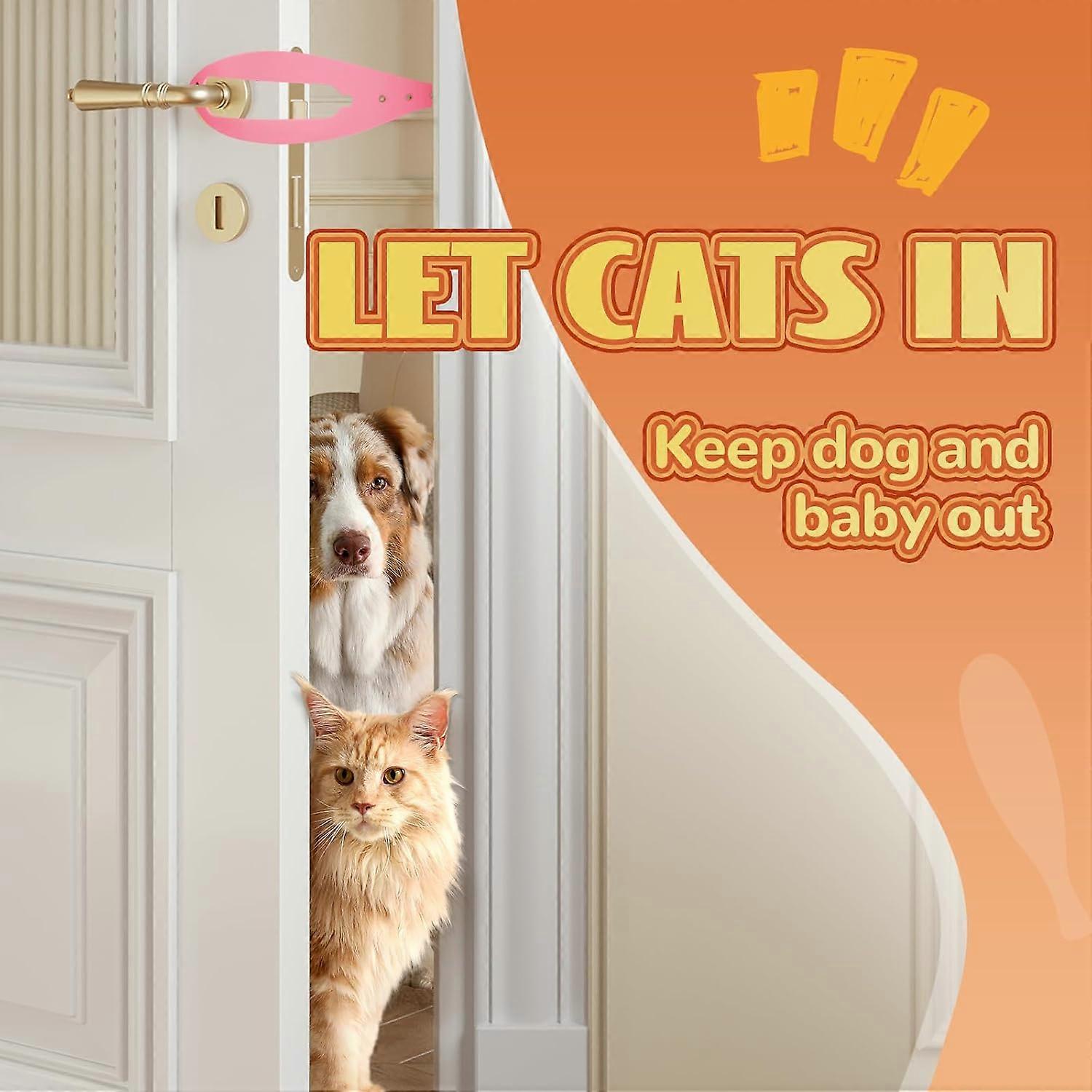SBSG Cat Door Latch, 2 Pcs Cat Door Stopper Pet Door Latch to Keep Dog ...