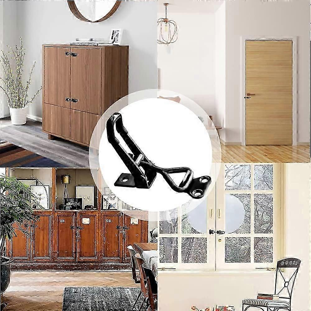 4 Pack Metal Toggle Latch,Box Closure Tension Lock Toggle Clamp Latch ...