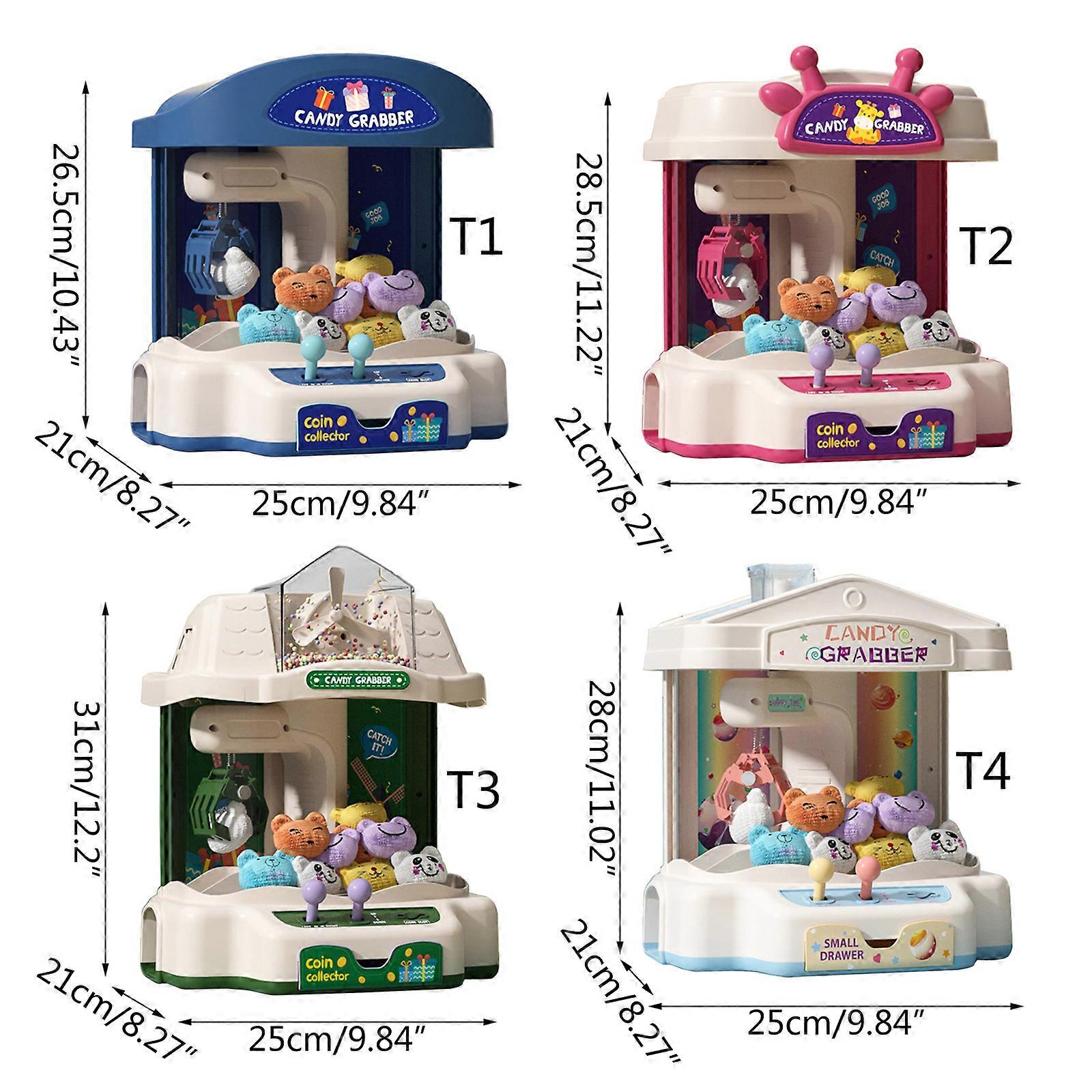 Music&Light Kid Stuffed Doll Mini Claw Machine Mini Claw Catch Toy ...