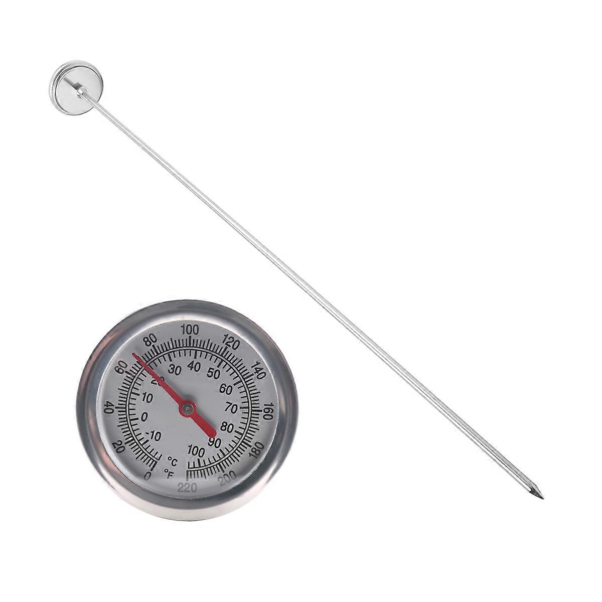 Long Stem Compost Soil Thermometer - Fast Response Stainless Steel 20 ...