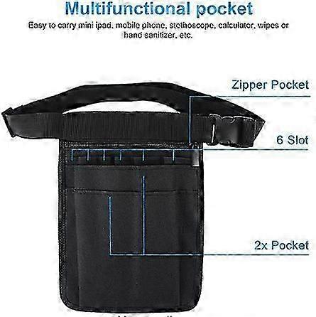 Nurse Waist Bag Adjustable Nurse Belt Bag Nurse Pouch Utility Belt 25* ...