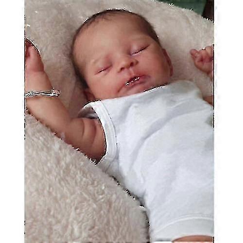 Reborn Dolls Boy Girl Baby Sleeping 20" Newborn Handmade Kids Gift Fake ...