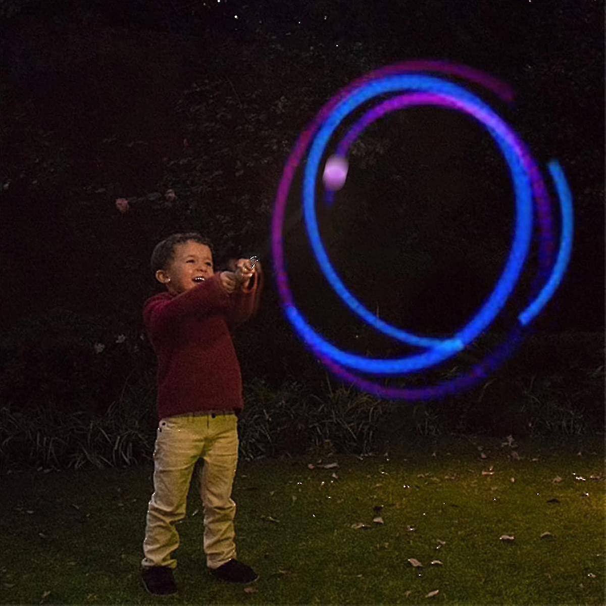 2pcs Led Poi Balls, Soft Glow Poi Balls, Rainbow Fade & High Strobe ...