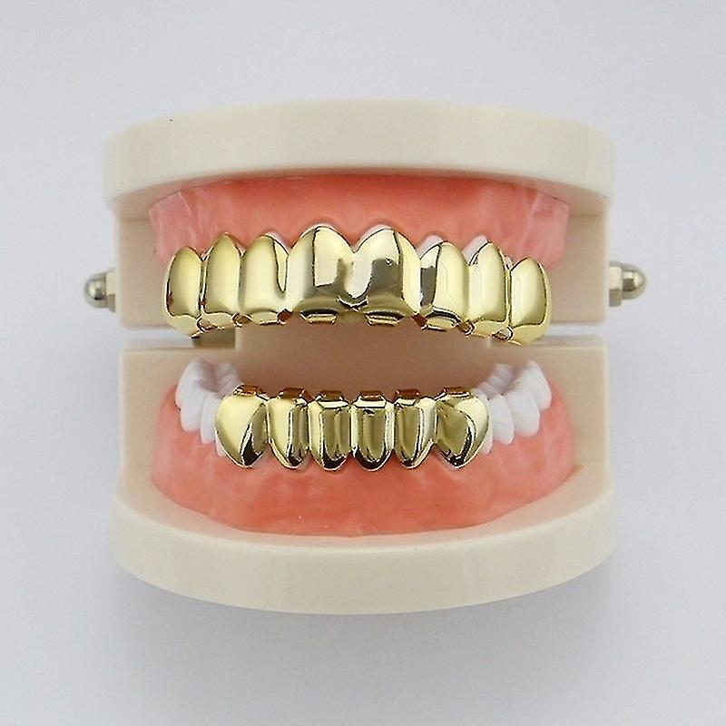 Upper/lower Or Set New Hip Hop Teeth Grillz Set Dental Grills Jewelry ...