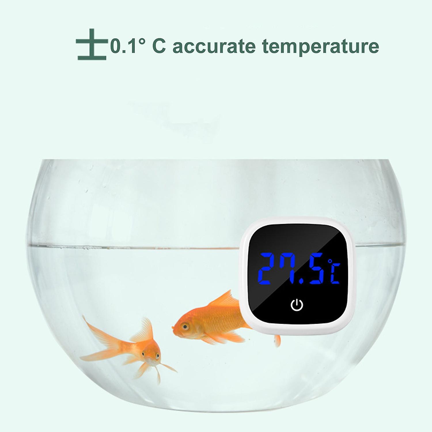 Accurate LED Display Aquarium Thermometer Fish Axolotl Turtle Precise ...