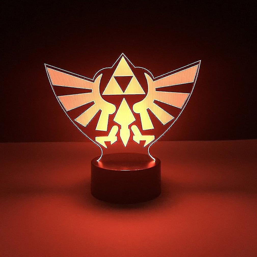 Legend Zelda 3d Led Night Light Kids Bedroom Nightlight Anime Lamp ...