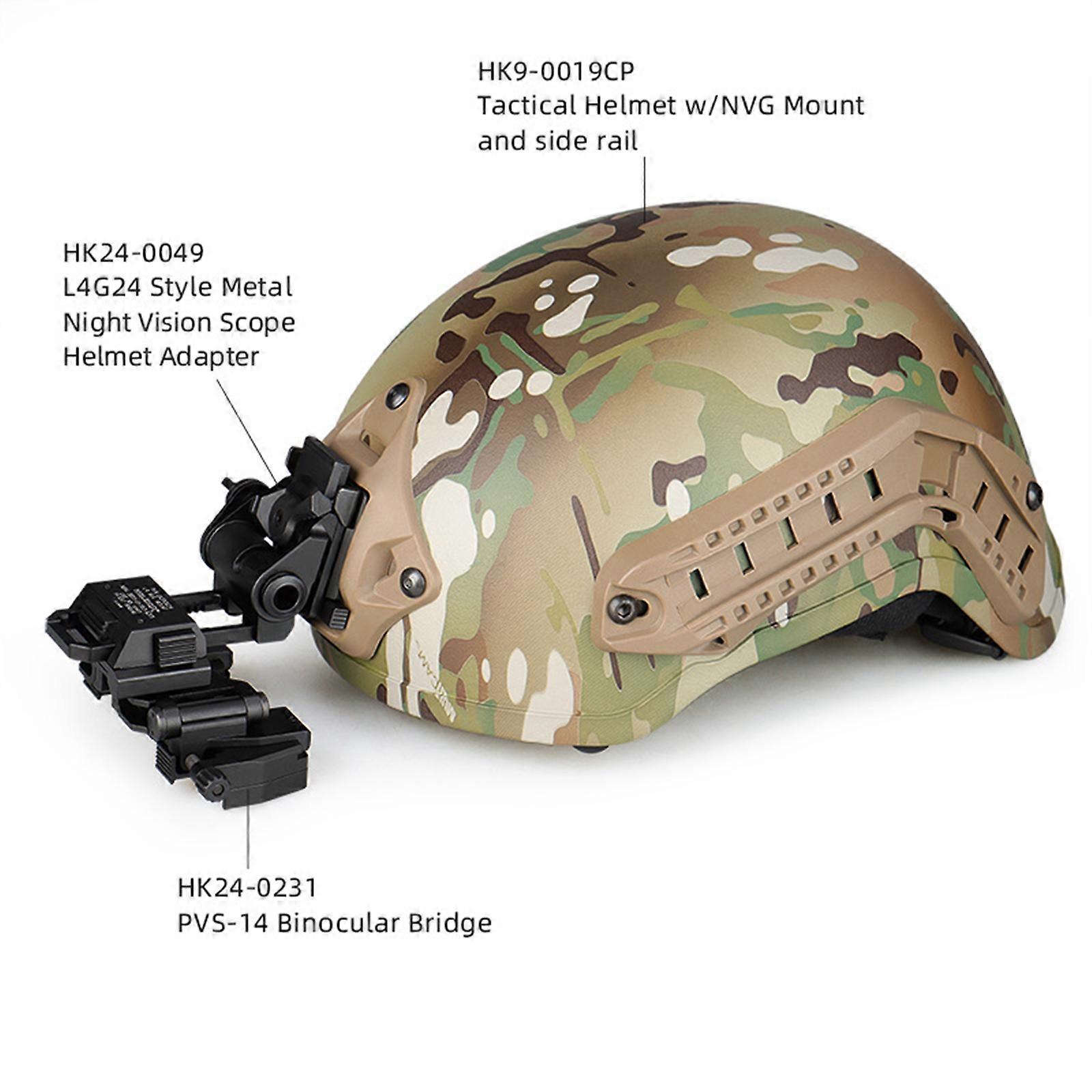 AN-PVS-14 Dovetail J Arm Adapter CNC Machined Dual Binocular Bridge NVG ...