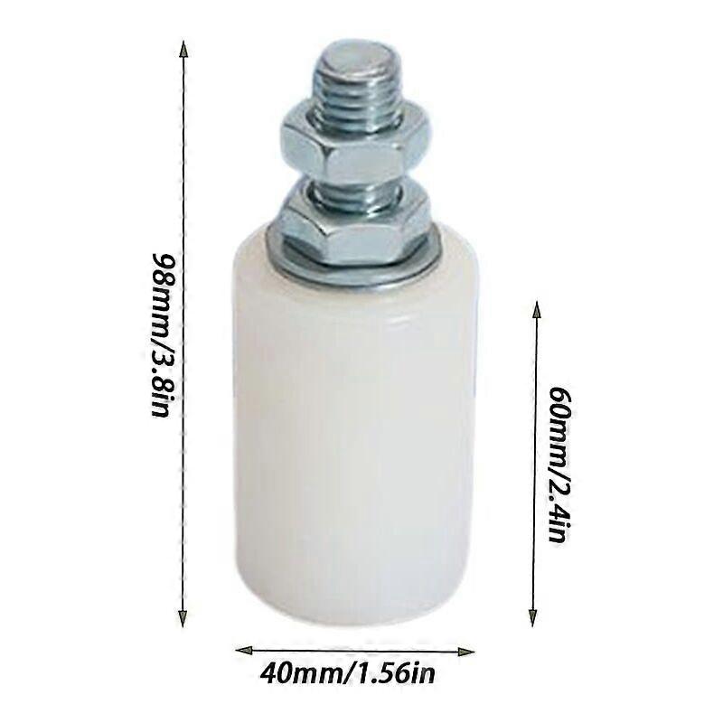 Nylon Upper Guide Olive, 2 Units Rollers for Sliding Door, Fixing with ...