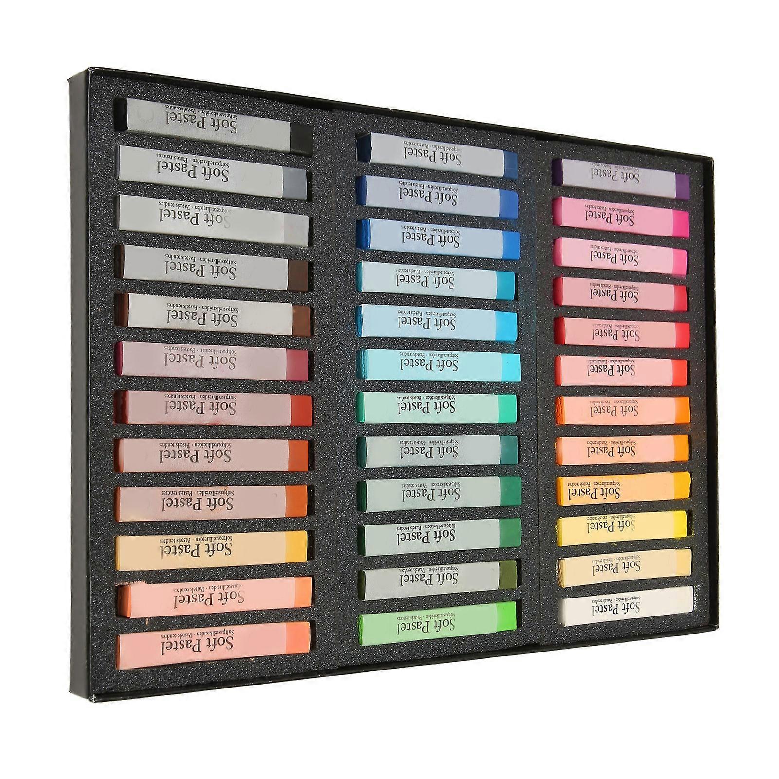 Soft Dry Pastel Chalk 36 Colors Professional Artist Chalk Pastel Sticks ...
