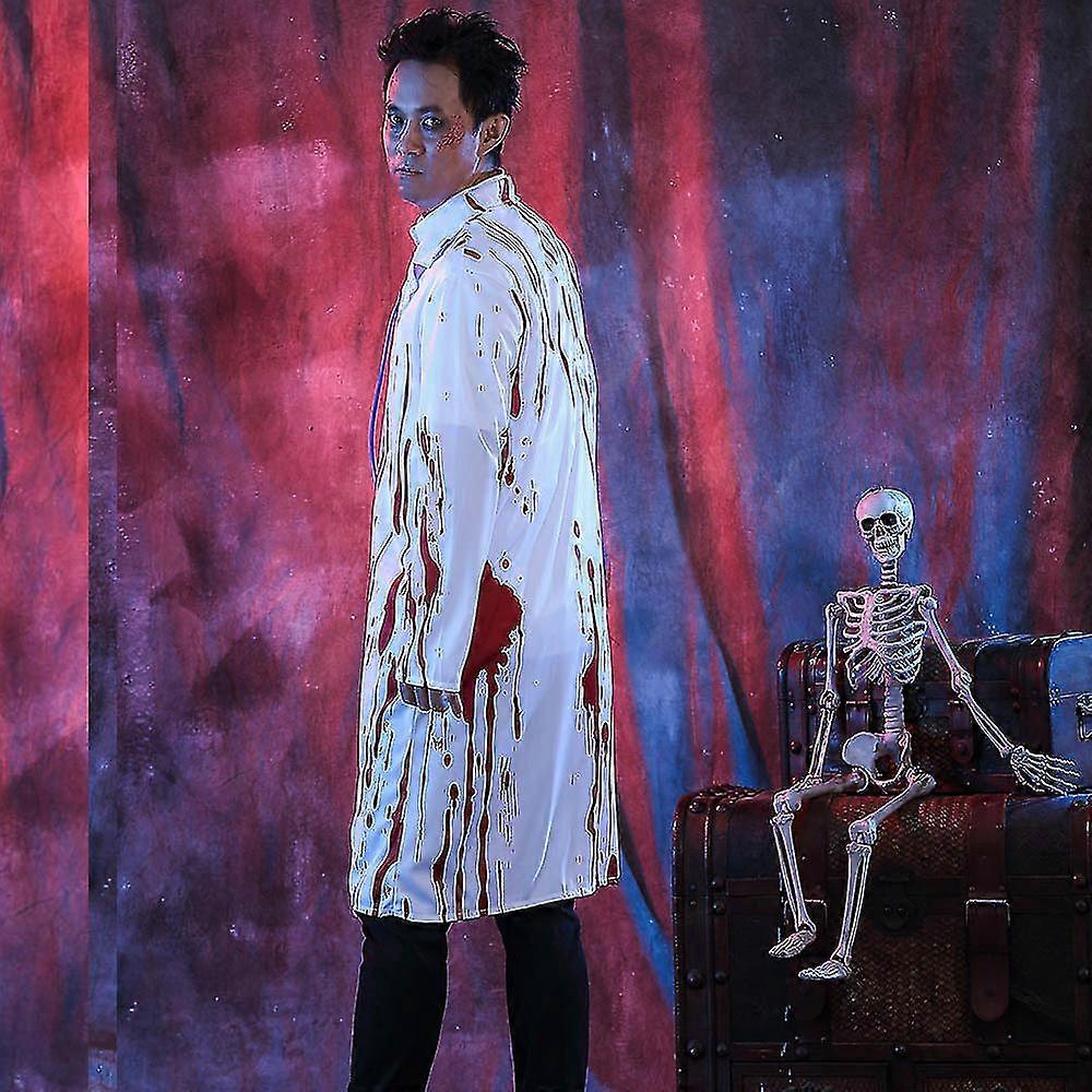 Halloween Horror Gory Doctor Nurse Costume Zombie Adult Male And Female ...