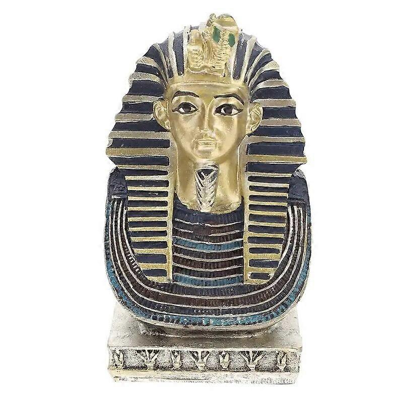 Egyptian King Figurine Pharaoh Statue Decor Tut Resin Sculpture Ornament Figure Home Decoration ...