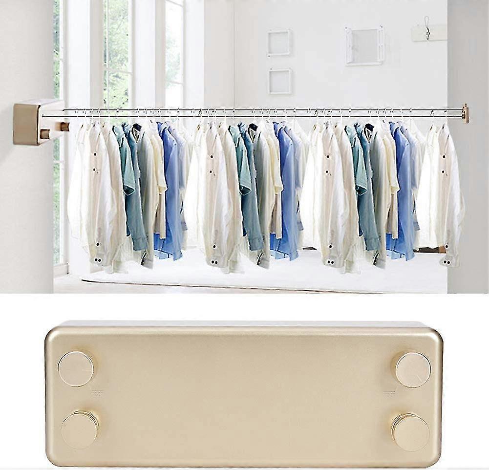 Retractable Clothesline, Portable Drying Line Double Stainless Steel ...