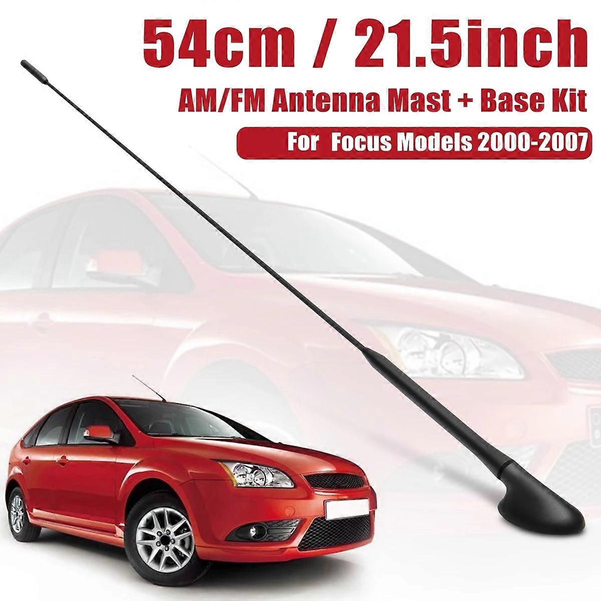 AM/FM Car Radio Roof Antenna Aerials Mast + Base Kit Compatible ...