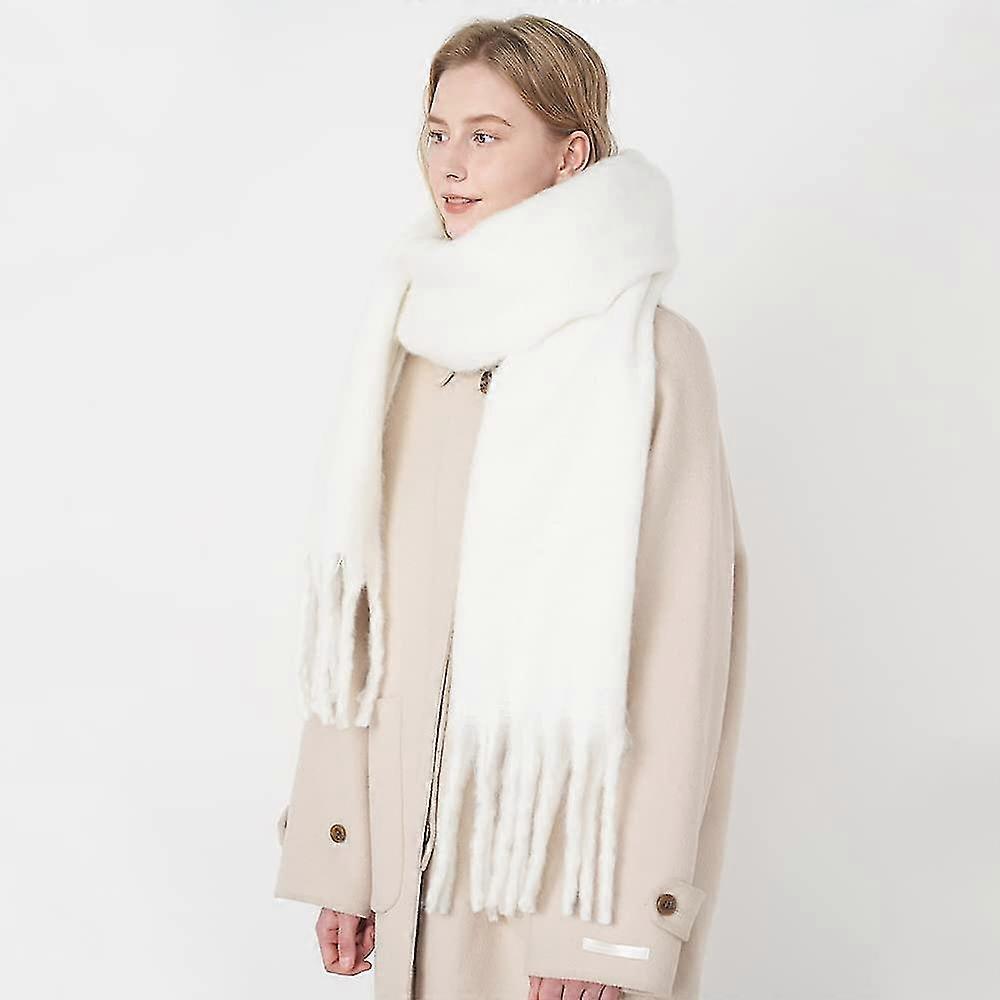 Large Chunky Scarf Colorful Cashmere Feel Oversized Scarves Blanket ...