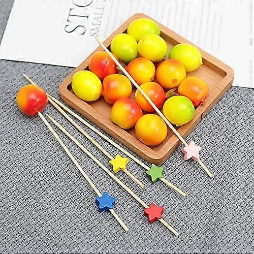 Cocktail Sticks 100 Counts Wooden Toothpicks Party Supplies Frill ...