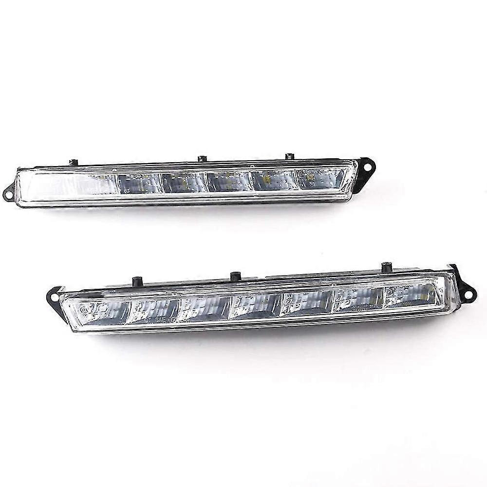 Pair Led Daytime Running Light For Mercedes Benz X164 Gl350 Gl450 Gl500 ...