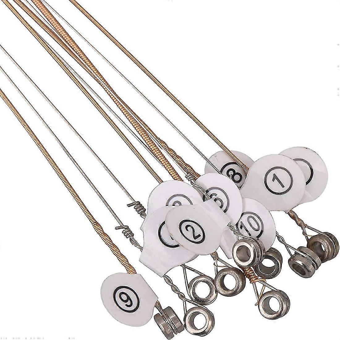 10Pcs Tuning Pin Nails&10Pcs Rivets,with L-Shape Tuning Wrench,10 ...