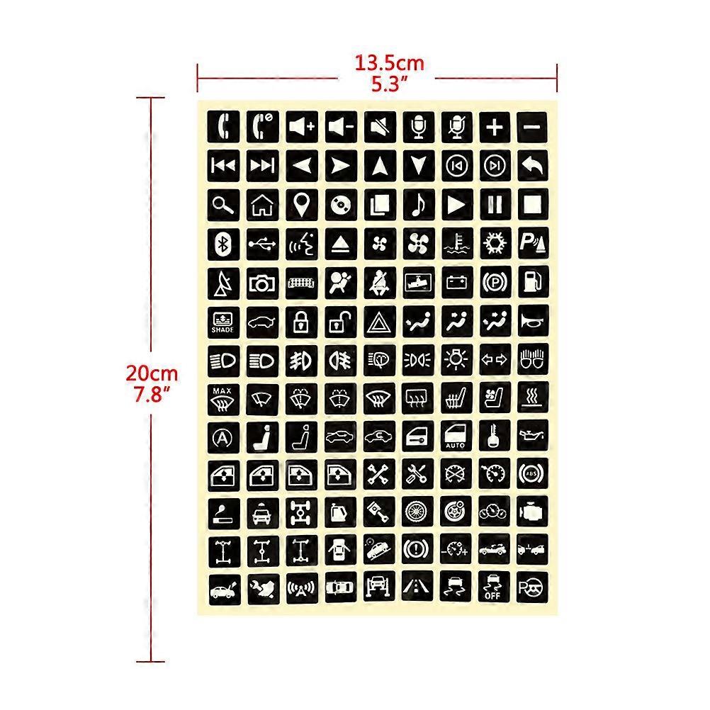 Multifunction Button Stickers Car Luminous Sticker Car Light Stickers ...
