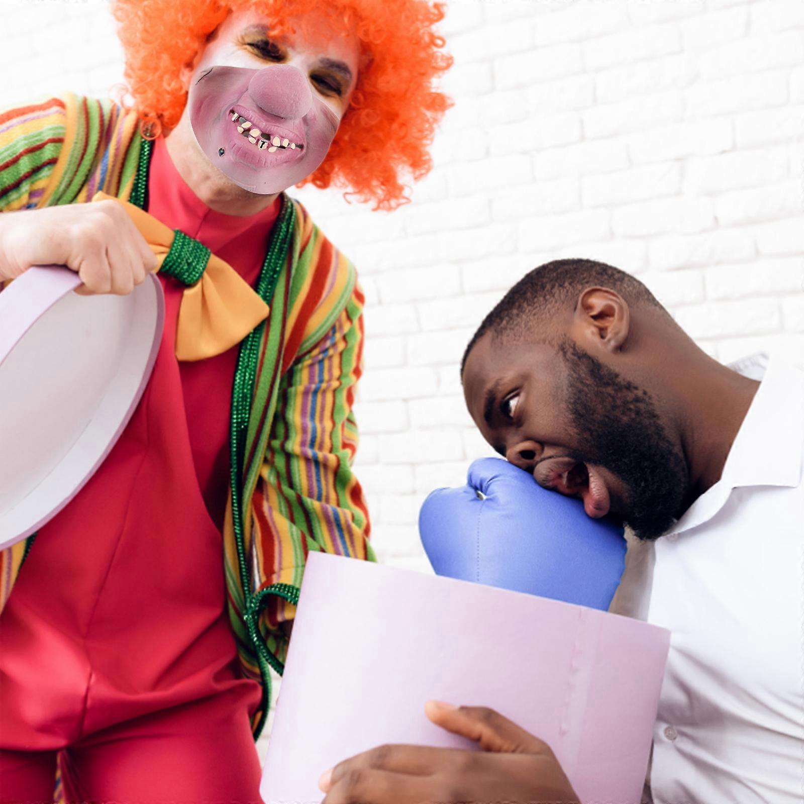 Funny Latex Half Face Masks for Dancing Party Bar | Fruugo UK