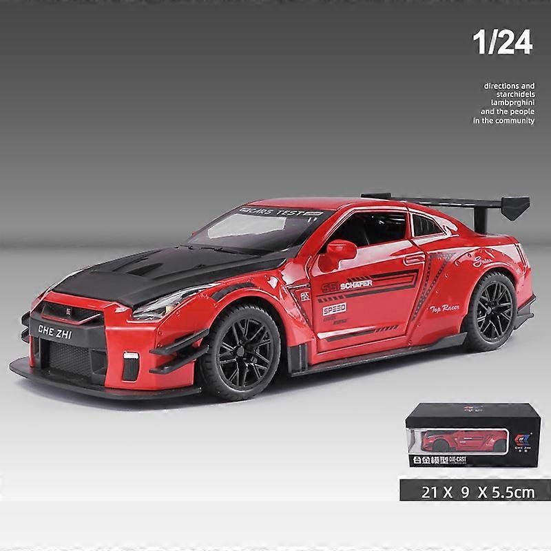 1:32 Nissan GTR R35 Racing Car Model Scale Children Kids Toys Car 1/24 ...