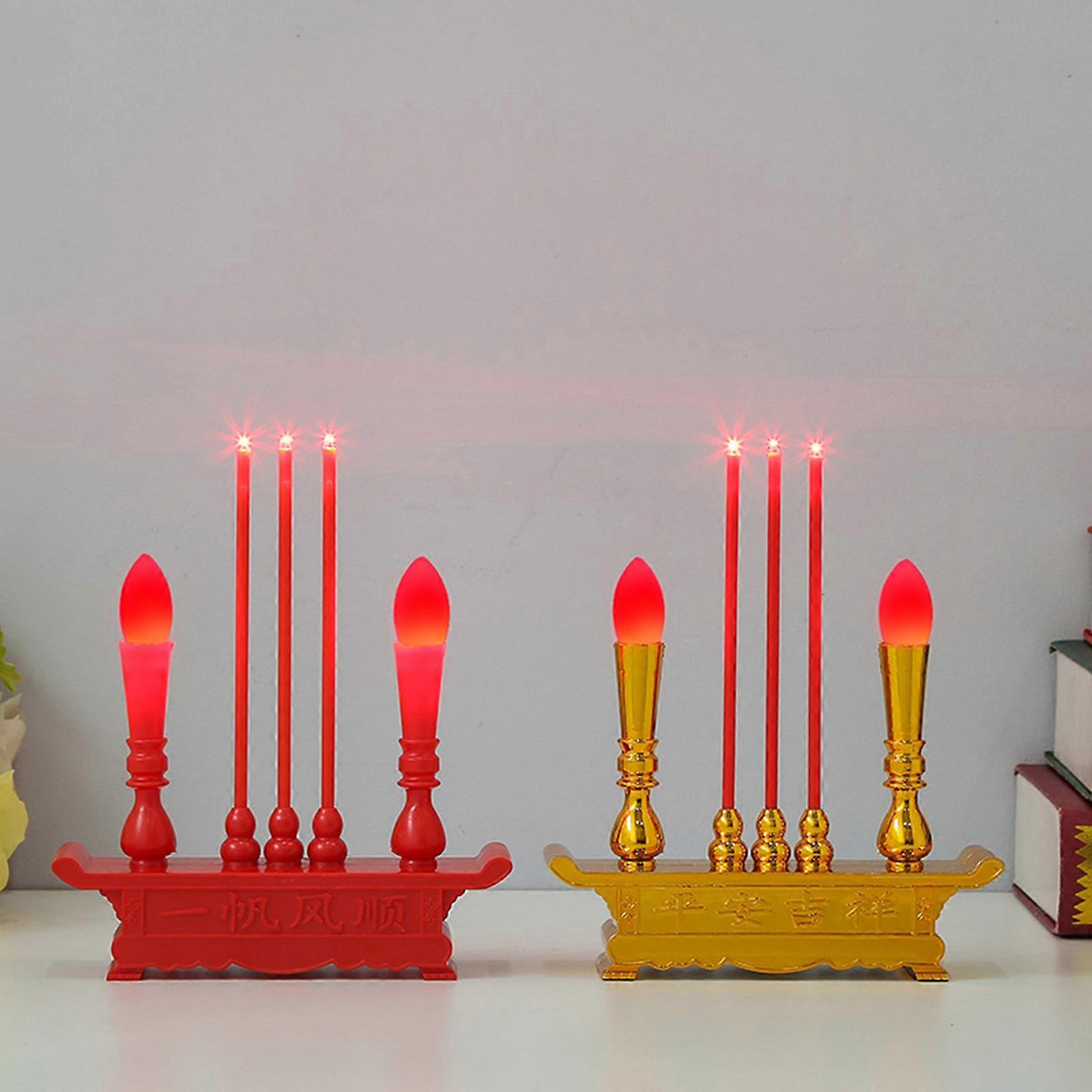 Buddhist Altar Electric LED Buddha Candle Light Battery Operated ...