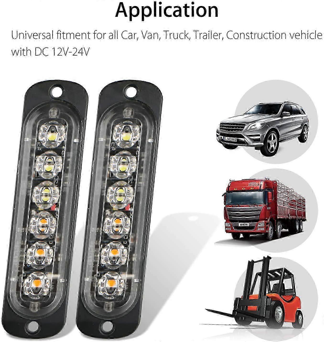 4-Pack Motorization Flashing Light and Accessories - Ultra Slim Blue 6 ...