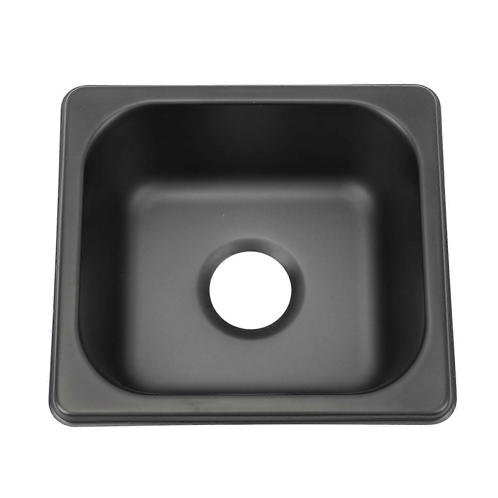 175 X 160 X 70mm RV Sink 304 Stainless Steel Black Electroplated Drop ...
