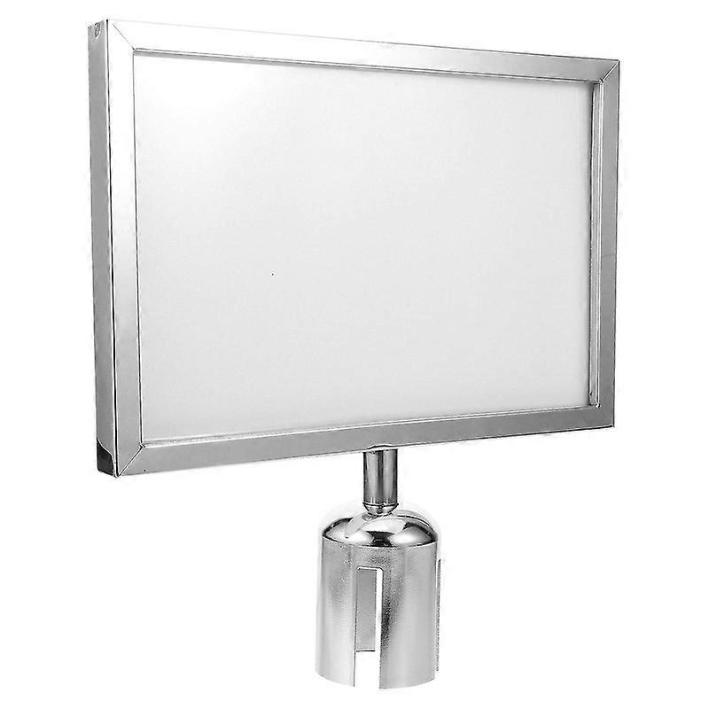 Stanchion Sign Holder Double Sided Sign Frame Stanchion Top Sign Frame ...