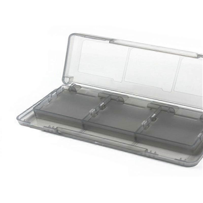 Clear 6 in 1 Game Card Storage Case Cartridge Box for Nintendo 3DS XL ...