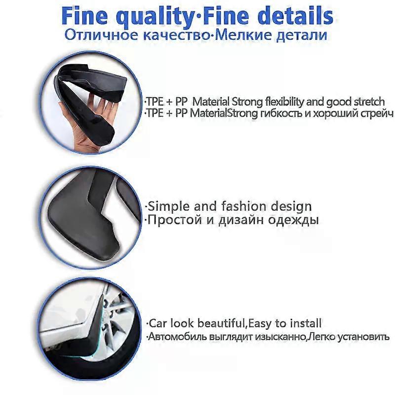 Mudguard For BMW Mini Cooper R56 2008-2014 Front Rear 4pcs Mudflaps ...