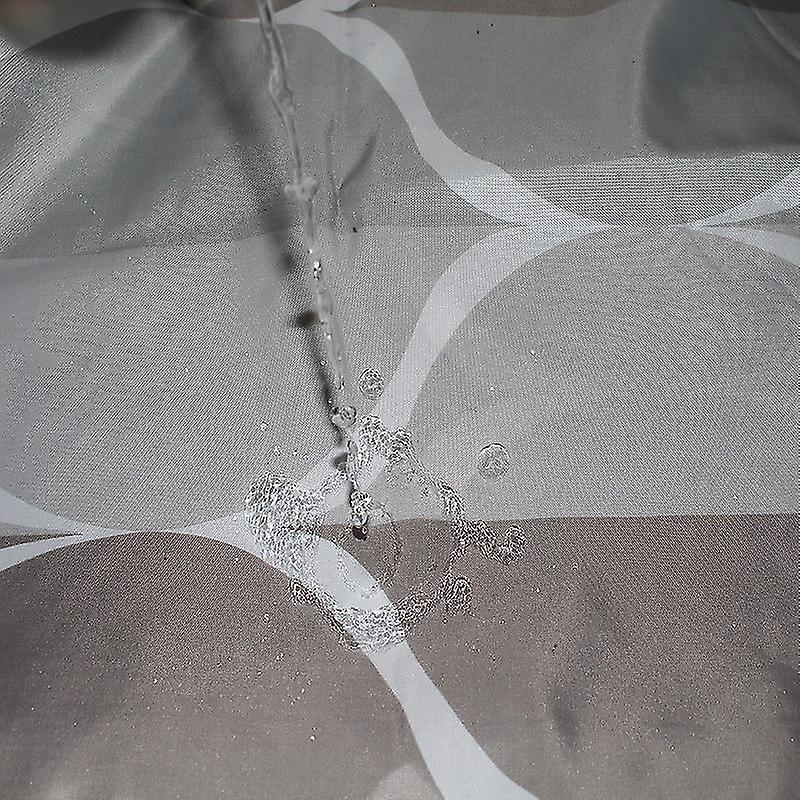 Shower Curtain 80 X 200cm Mildew Proof Easy Clean Polyester Fabric ...