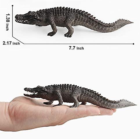 Simulated Crocodiles Model Realistic Alligator Figurines Plastic ...