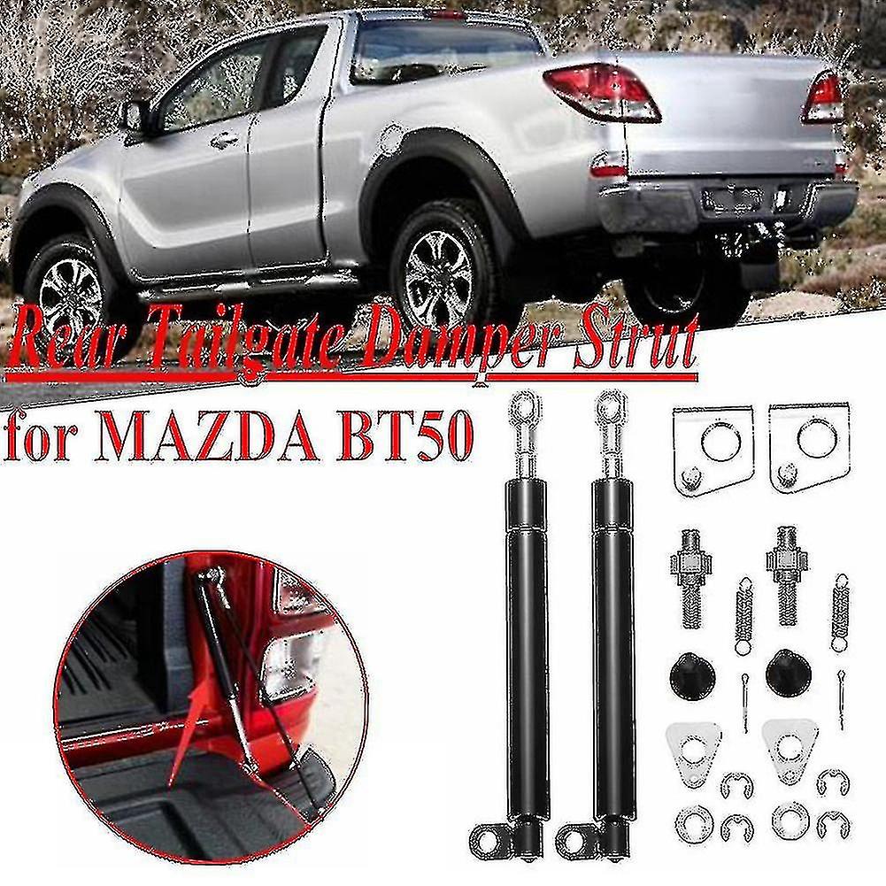 1 Pair Tailgate Oil Damper Slow Down Strut For Px Ranger Mazda Bt-50 ...