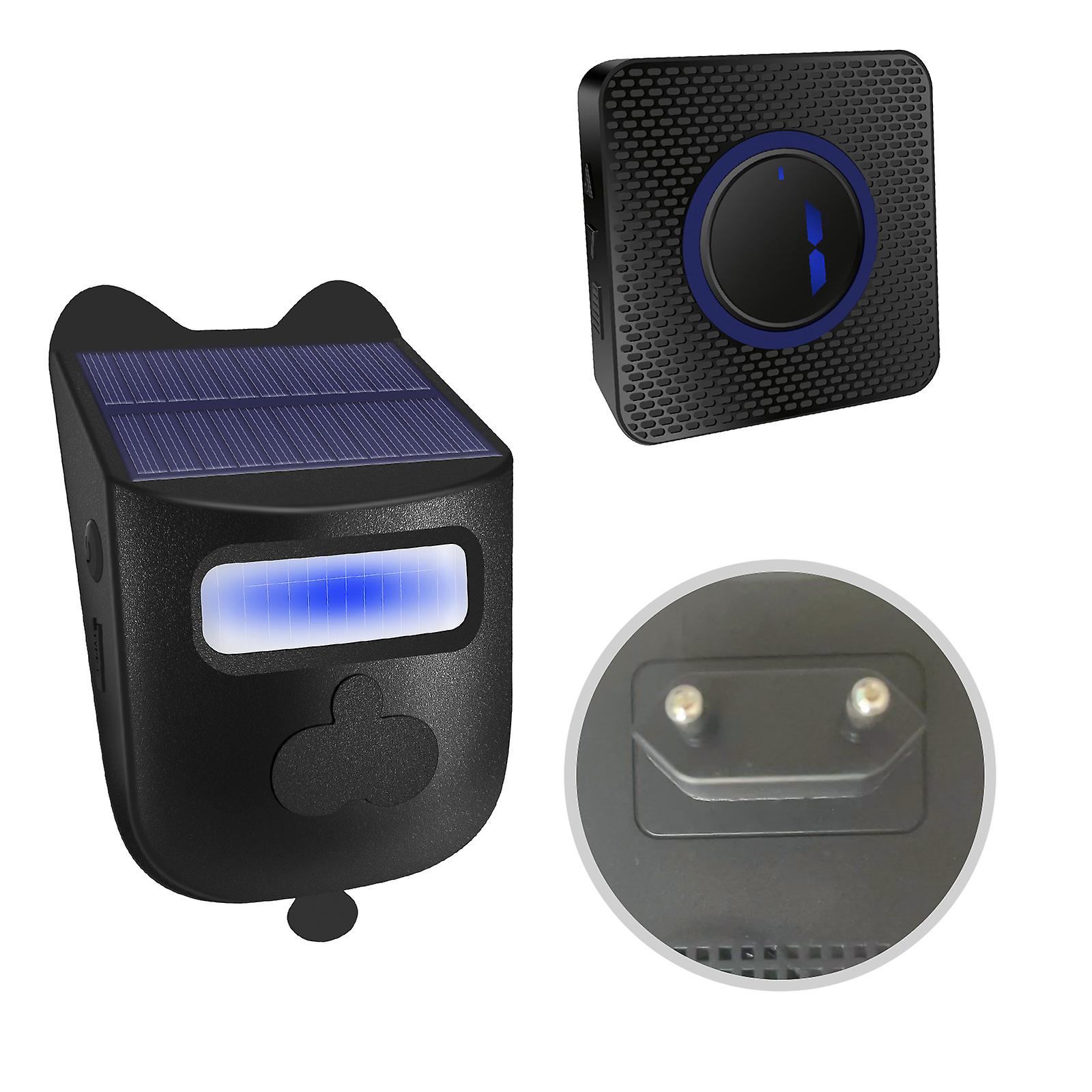 Solar Driveway Alarm 984ft Long Range Wireless Driveway Alarm | Fruugo UK