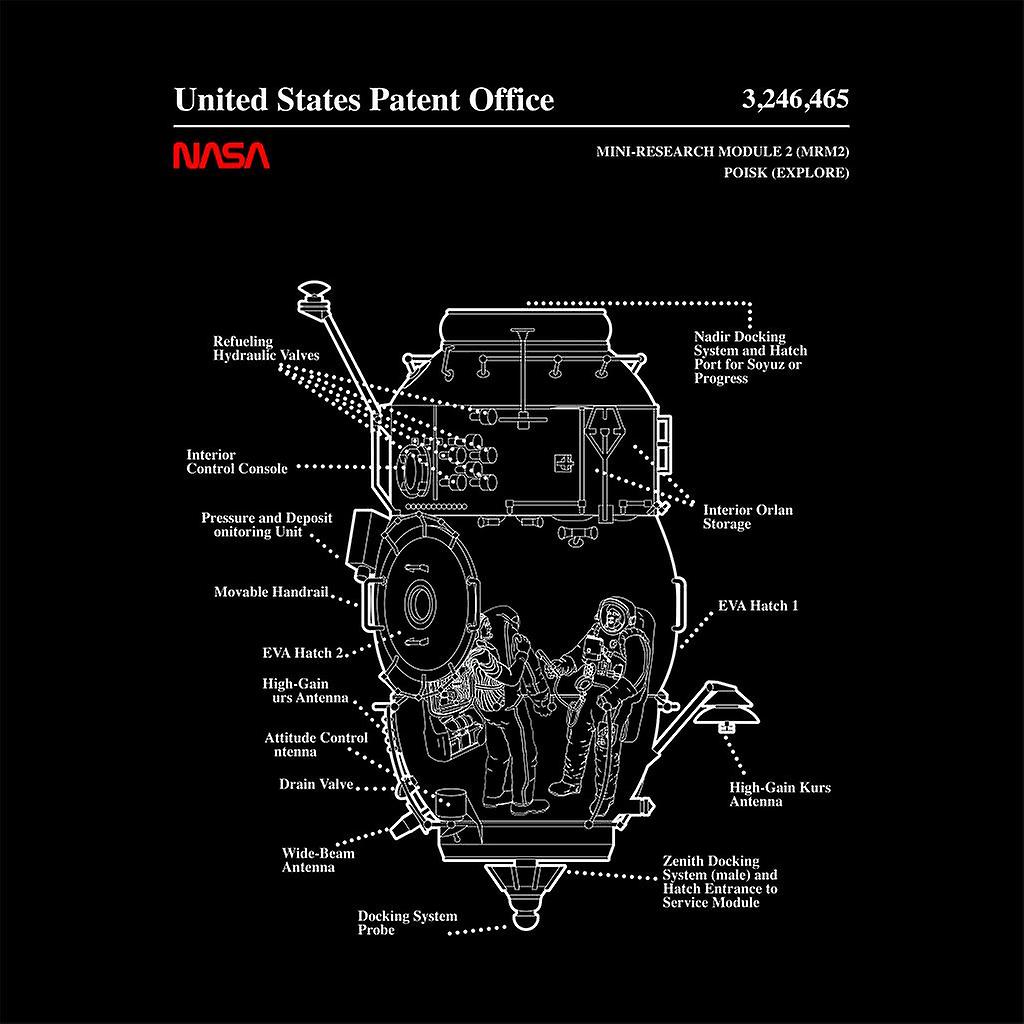NASA Russian Mini Research Module 2 Blueprint Cushion | Fruugo UK